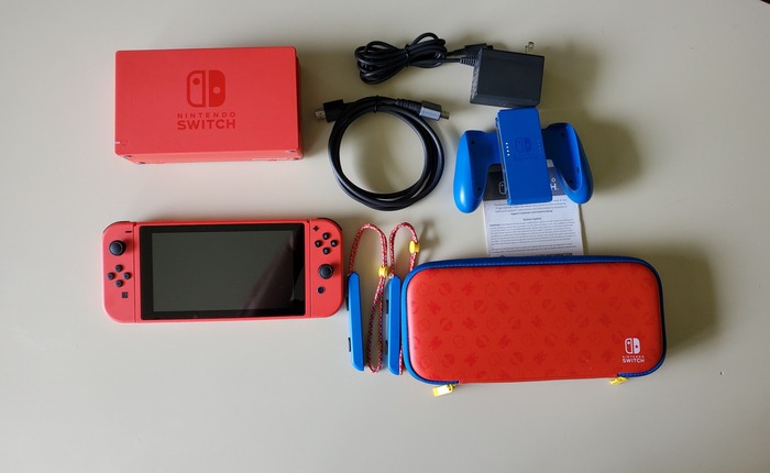 Nintendo switch - Consola edición "Mario red and blue" :: Switch Juarez ...